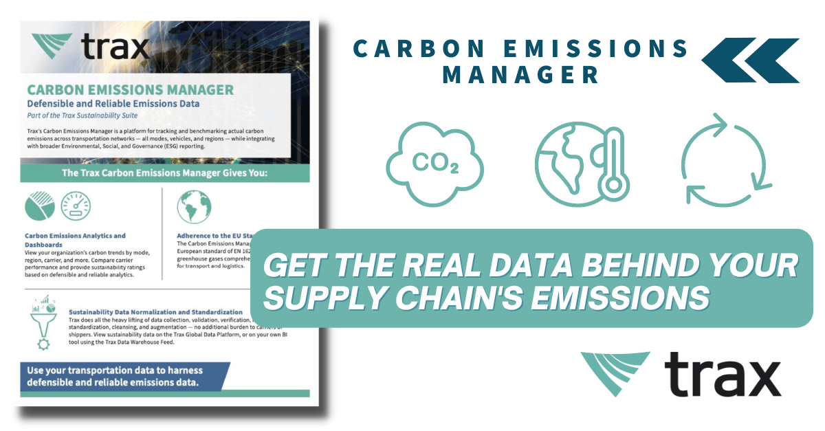 Download The Carbon Emissions Manager Fact Sheet | Trax