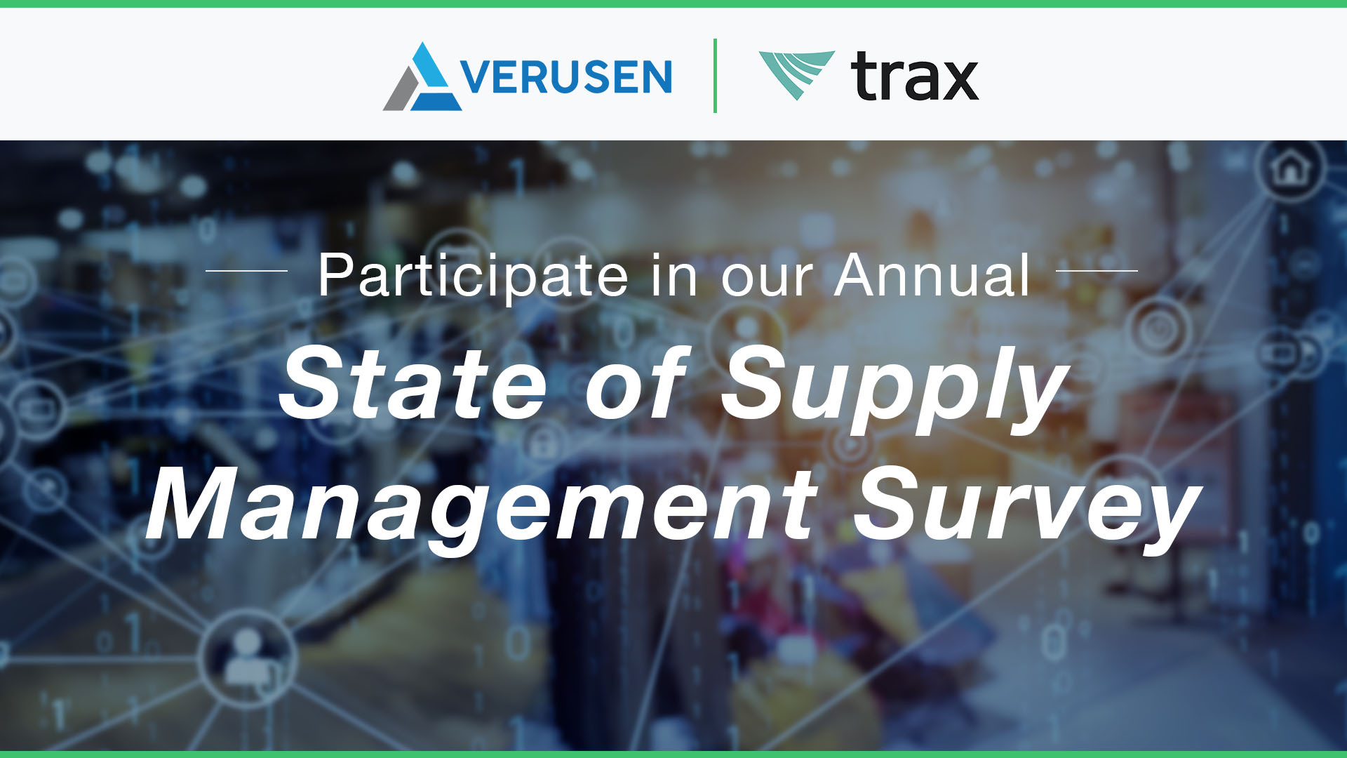 Trax | State of Supply Chain Management Survey